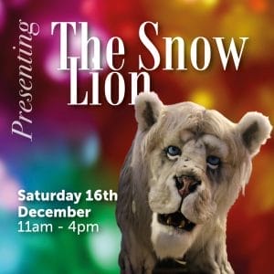 The Snow Lion Visits St Albans Maltings Shopping Centre - Hertfordshire ...